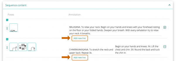 Add new line – Sequence Wiz Help