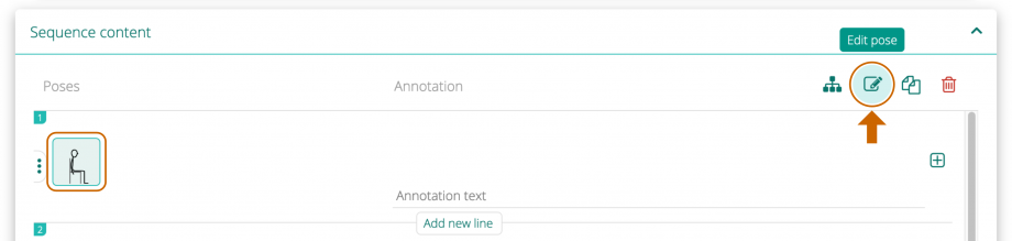 How to modify a pose – Sequence Wiz Help