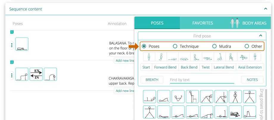 Find pose – Sequence Wiz Help