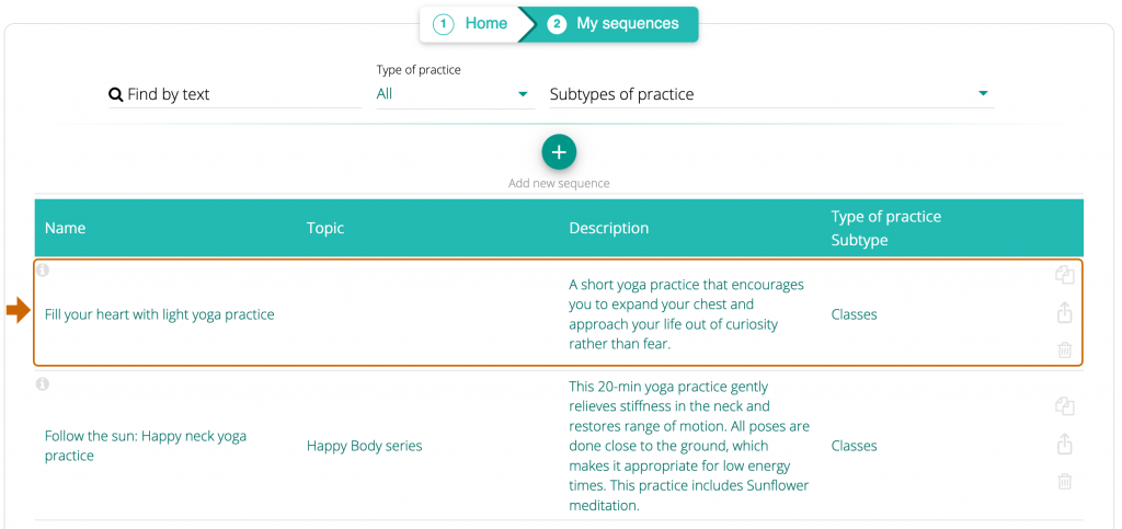 Modify Shared sequences – Sequence Wiz Help