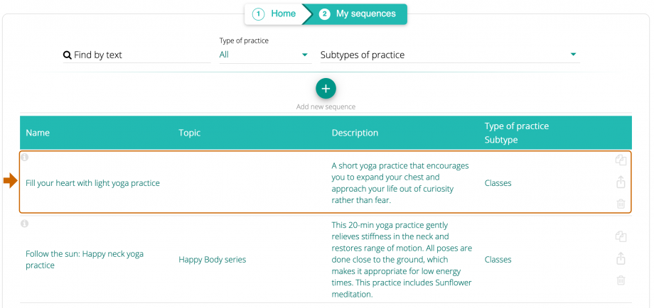 Modify Shared sequences – Sequence Wiz Help