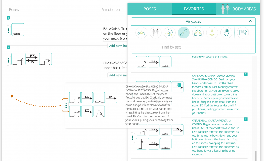 Insert Favorite (saved line) into sequence – Sequence Wiz Help