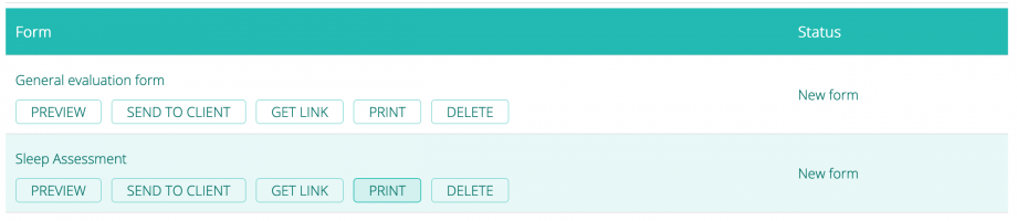 Print completed form – Sequence Wiz Help