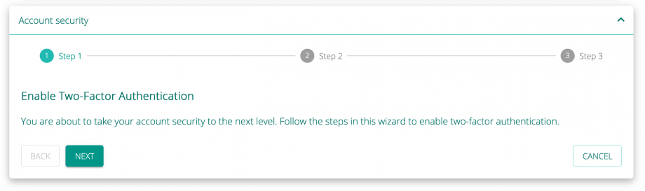 Add two-step authentication for security – Sequence Wiz Help
