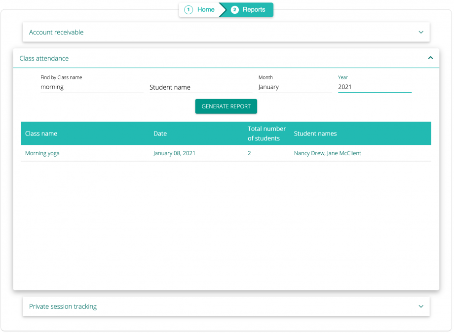 View and change class attendance – Sequence Wiz Help